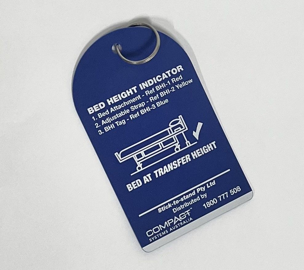 Bed Height Indicator Tag Blue - Shop | Compact Business Systems Australia