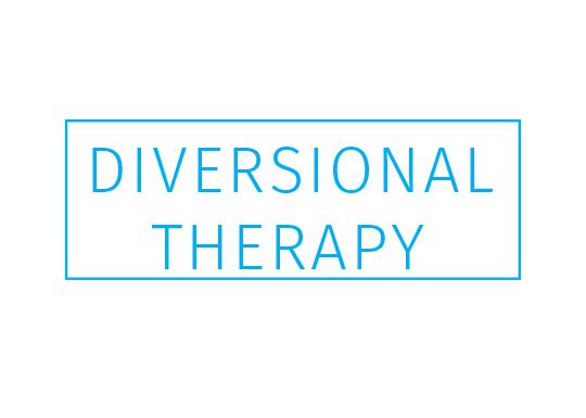 Rubber Stamp "Diversional Therapy" Blue Ink - Shop | Compact Business ...