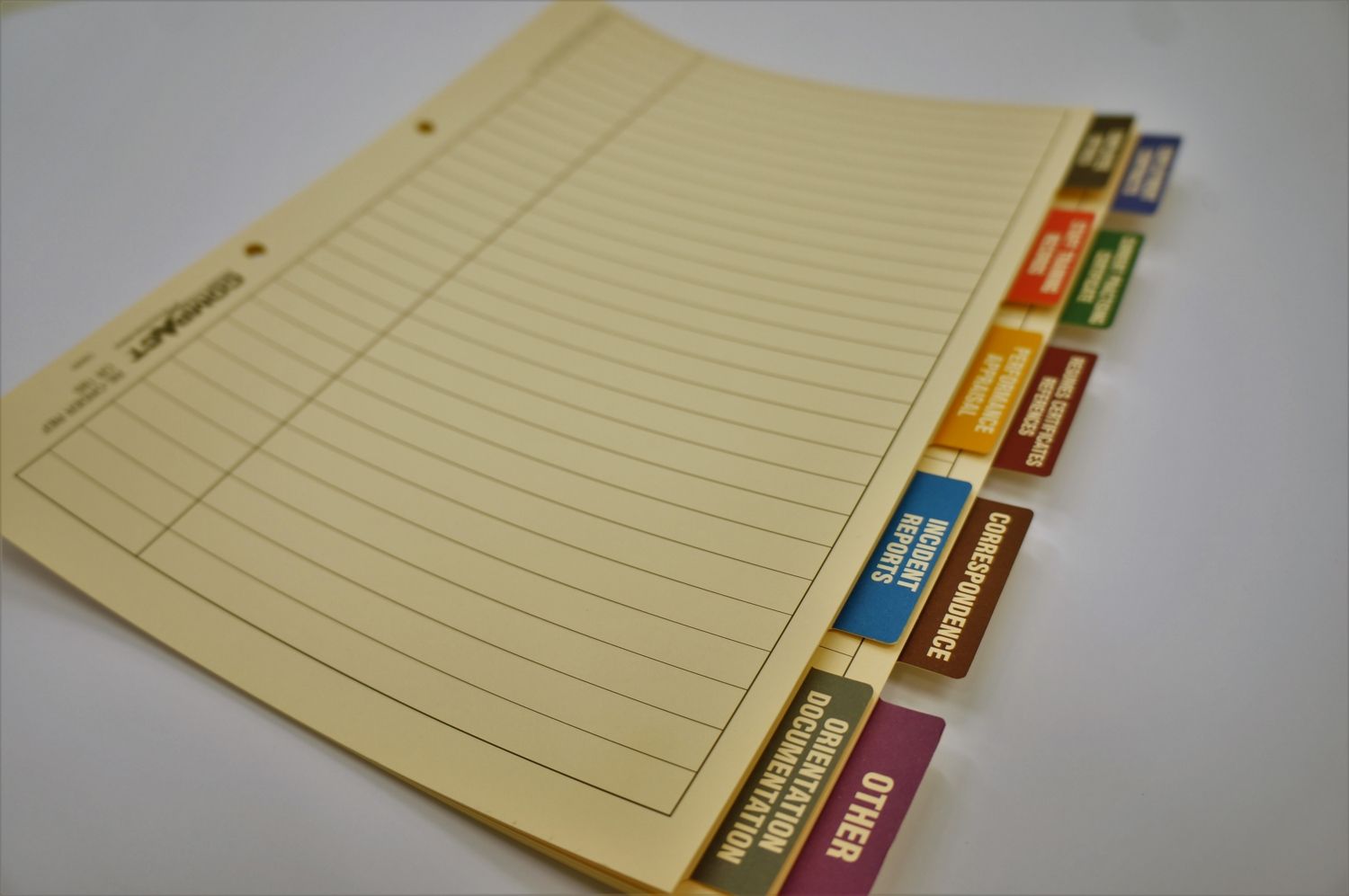Staff/HR Tab Dividers - Shop | Compact Business Systems Australia