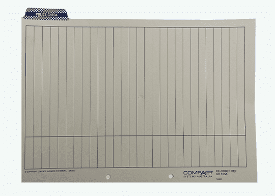 Police Check Tabbed Divider - Shop | Compact Business Systems Australia