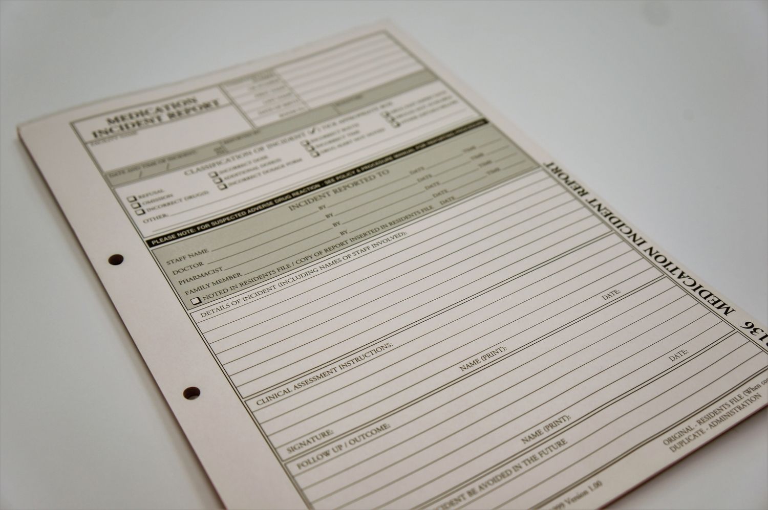 Medication Incident Reports - Care Solutions | Compact Business Systems ...