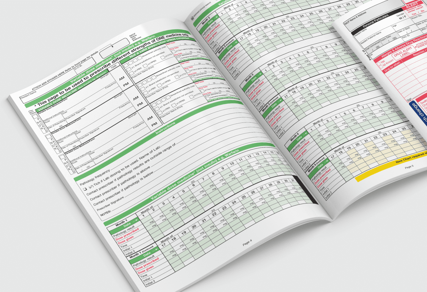 Compact PBS National Residential Medication Chart - Shop | Compact ...