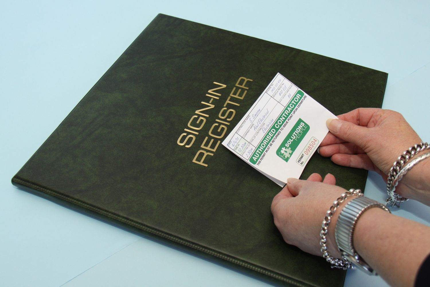 Contractor Pass Books | Compact Business Systems Australia