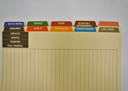 Student Record Tab Dividers - Records Management - Education Solutions ...