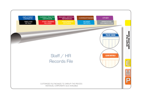 Fully Assembled Staff and HR Records file - Shop | Compact Business ...