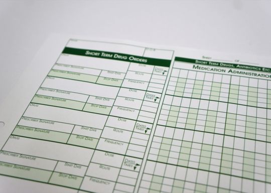 Short Term Drugs Auxiliary Sheet - Care Solutions | Compact Business ...
