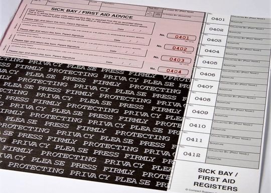 Generic Sick Bay/First Aid Book - Shop | Compact Business Systems Australia